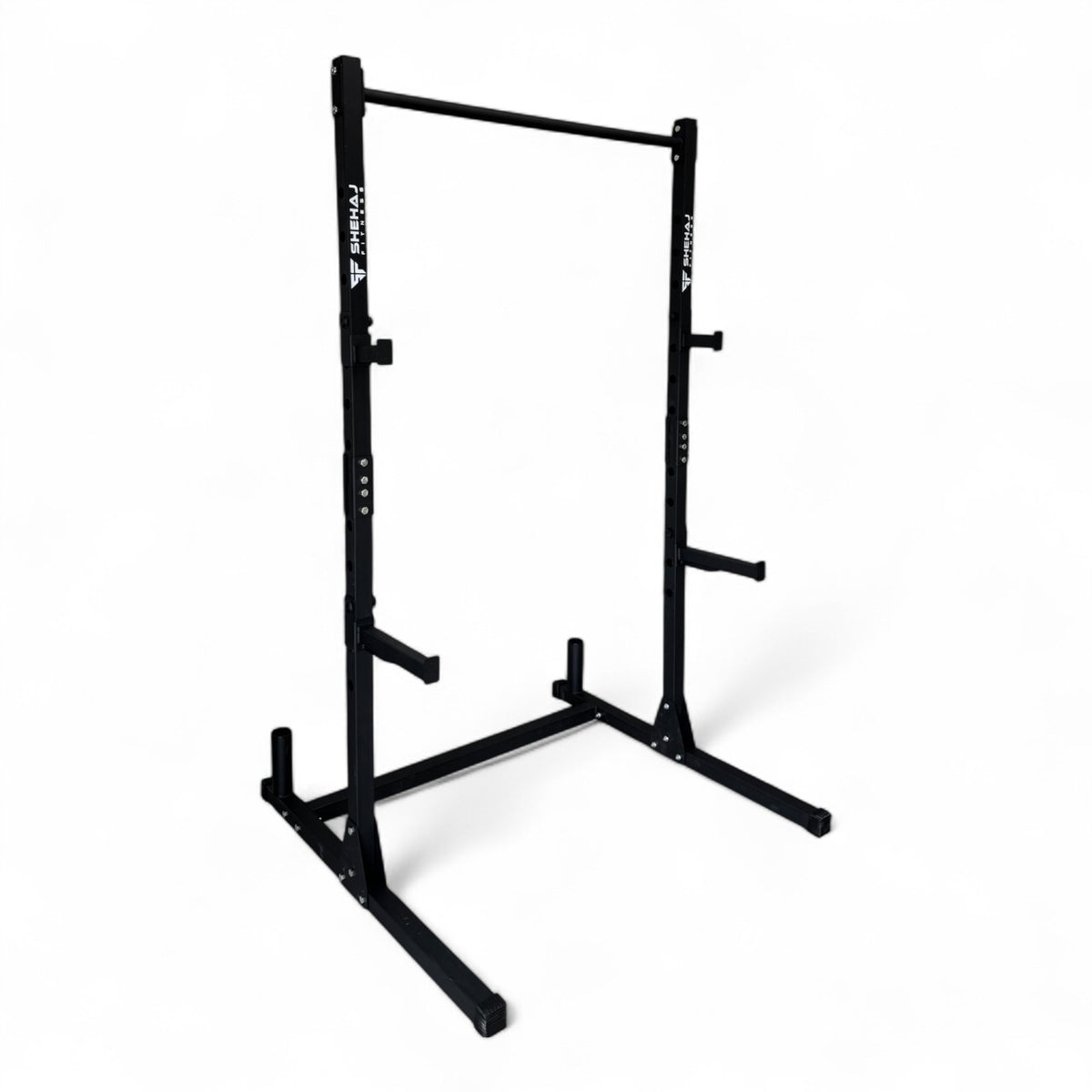 Squat Rack Power Stand with Pull Up Bar Safety Bars Home Gym Weight Tr ...