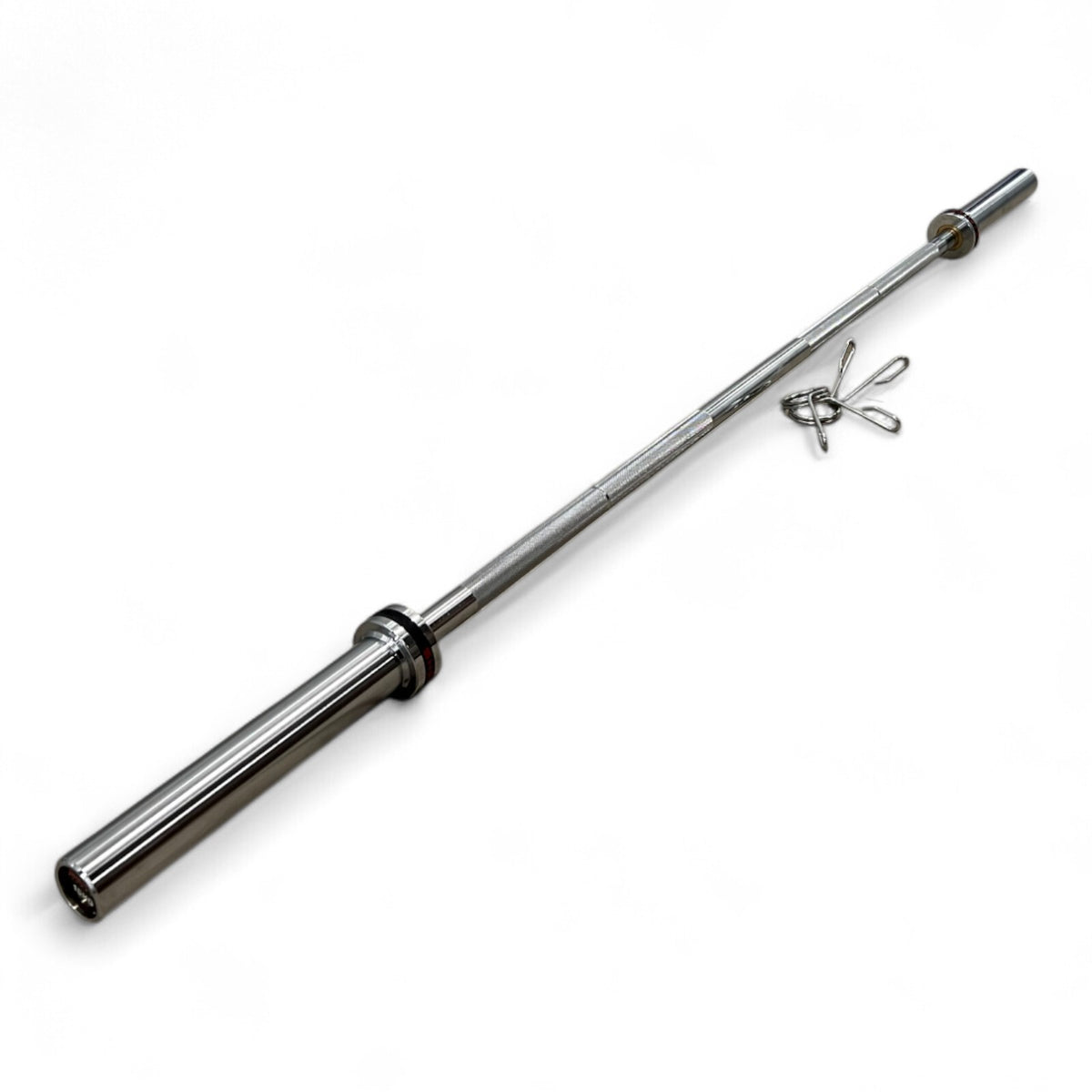 15kg International Olympic Barbell – 6ft Chrome Weight Lifting Bar ...